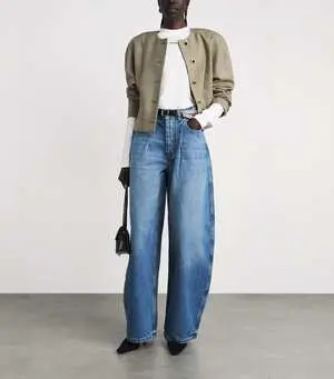 Jacquemus Pleated Barrel Jeans