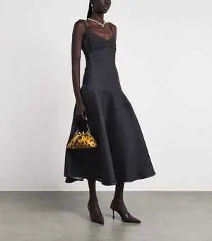 Jacquemus Denim Pina Midi Dress