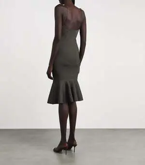 Jacquemus Knitted Pina Midi Dress
