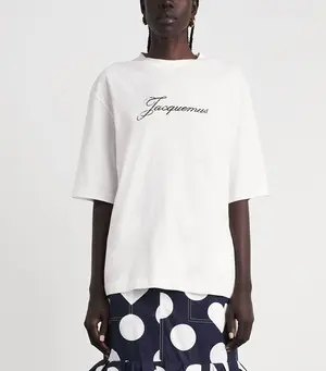 Jacquemus Cotton-hemp Logo T-shirt