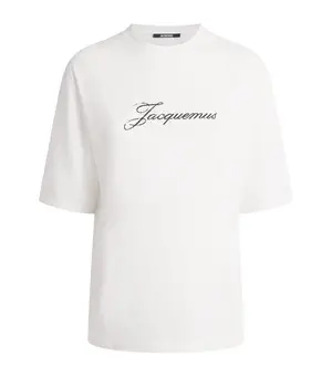 Jacquemus Cotton-hemp Logo T-shirt