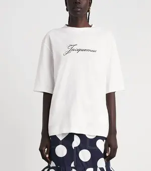 Jacquemus Cotton-hemp Logo T-shirt