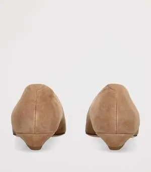 ROGER VIVIER Suede Viv In The City Ballet Flats