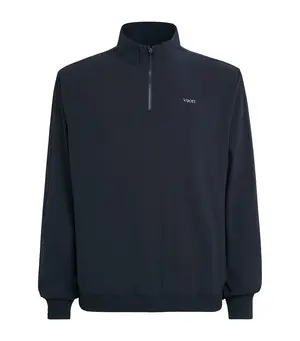 Vuori Venture Quarter Zip Jacket - Navy