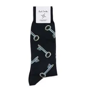 Paul Smith Keys Socks - Blue