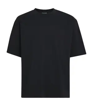 Sandro Cotton Oversized T-shirt - Black