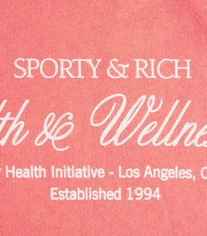 SPORTY & RICH Cotton Embroidered Sweatshirt