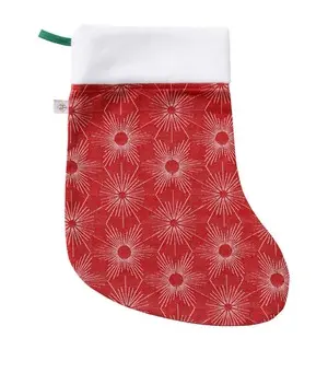 LE JACQUARD FRANÇAIS Cotton Sous Les Étoiles Stocking - Red