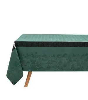 LE JACQUARD FRANÇAIS Cotton Sous Les Étoiles Tablecloth - Green