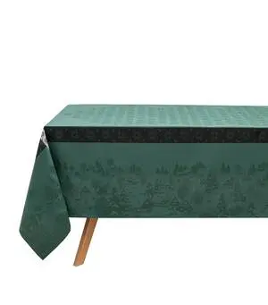 LE JACQUARD FRANÇAIS Cotton Sous Les Étoiles Tablecloth - Green