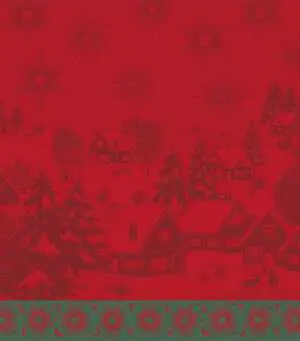 LE JACQUARD FRANÇAIS Cotton Sous Les Étoiles Placemat - Red
