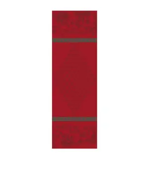 LE JACQUARD FRANÇAIS Cotton Sous Les Étoiles Table Runner - Red