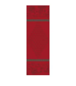 LE JACQUARD FRANÇAIS Cotton Sous Les Étoiles Table Runner - Red