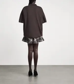 Acne Studios Layered Polo Shirt Midi Dress