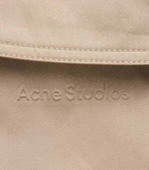 Acne Studios Cotton Cropped Trench Coat