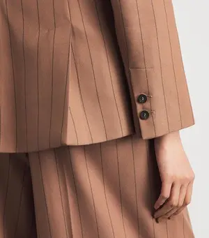 L'Agence Pinstripe Chamberlain Blazer