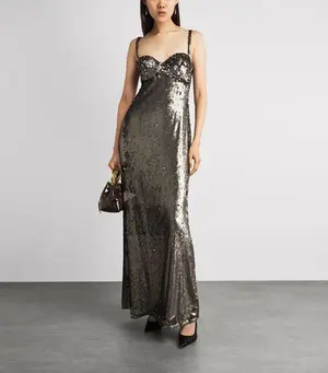 L'Agence Sequin Sayla Gown