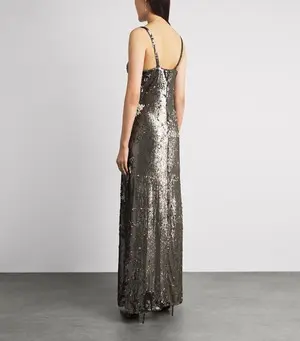 L'Agence Sequin Sayla Gown