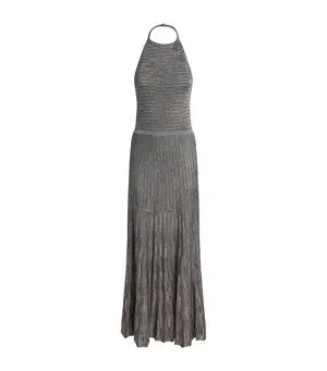 Missoni Lamé Open-back Maxi Dress