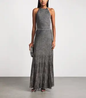 Missoni Lamé Open-back Maxi Dress