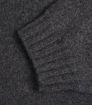 ST. AGNI Merino Wool Belted Sweater - Black