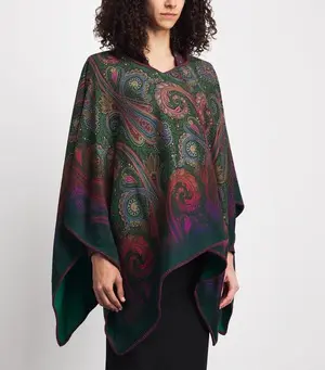 Etro Wool-blend Paisley Reversible Cardigan