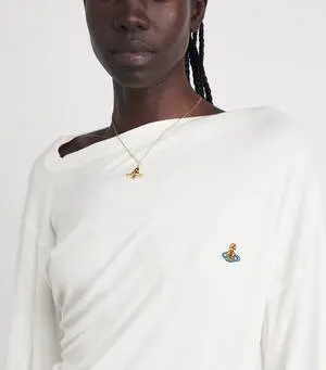 VIVIENNE WESTWOOD Asymmetric Hebo Long-sleeve T-shirt