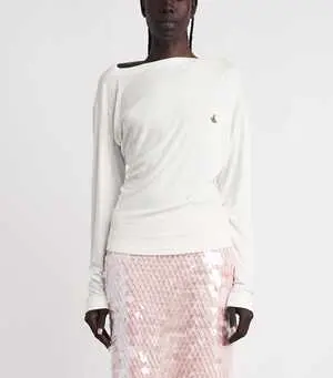 VIVIENNE WESTWOOD Asymmetric Hebo Long-sleeve T-shirt