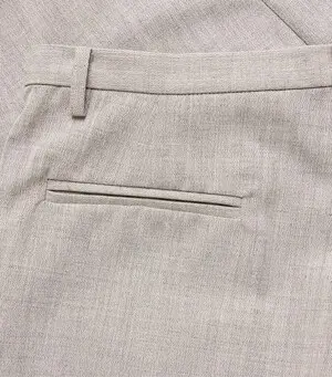 ST. AGNI Wool-blend Fine Band Balloon Trousers