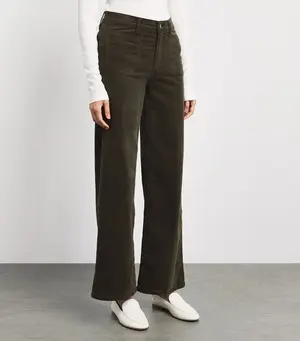 FRAME Le Slim Palazzo Corduroy Wide-leg Jeans