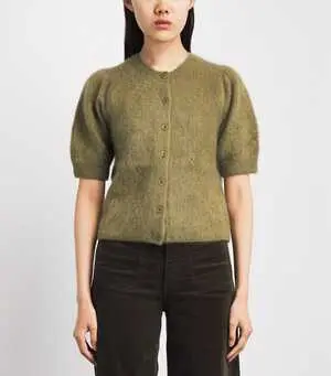 FRAME Cashmere Short Sleeve Cardigan