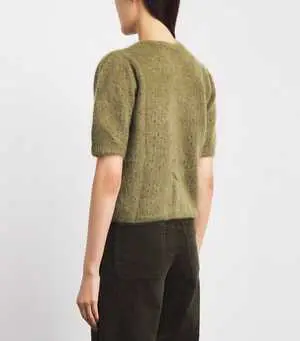 FRAME Cashmere Short Sleeve Cardigan