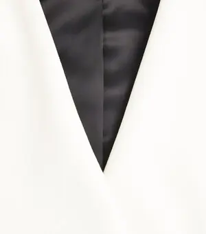 Alessandra Rich Virgin Wool-blend Cropped Blazer
