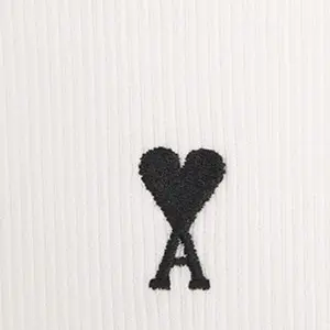 AMI Paris Cotton De Coeur Tank Top - White