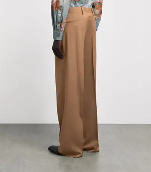 VIVIENNE WESTWOOD Virgin Wool Pleated Rafael Trousers