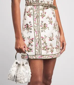 Alice + Olivia Embellished Katia Mini Dress