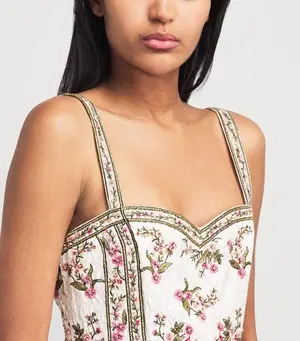 Alice + Olivia Embellished Katia Mini Dress
