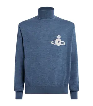 VIVIENNE WESTWOOD Merino Rollneck Mark Sweater