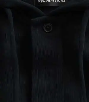 VIVIENNE WESTWOOD Cotton Batwing Hoodie - Black