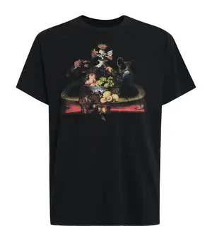 VIVIENNE WESTWOOD Cotton Still Life T-shirt - Black
