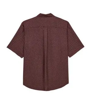 Saint Laurent Silk Hexagonal-pattern Shirt