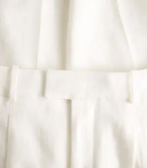 WITH NOTHING UNDERNEATH Linen Cristy Barrel Trousers