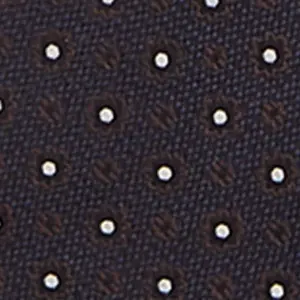 Saint Laurent Silk Polka-dot Tie - Blue