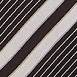 Saint Laurent Silk Striped Jacquard Neck Tie