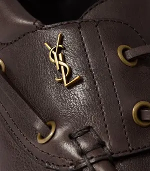 Saint Laurent Leather Bateau Le Loafers