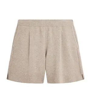 Dunhill Cotton-cashmere Knitted Athluxury Shorts