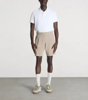 Dunhill Cotton-cashmere Knitted Athluxury Shorts