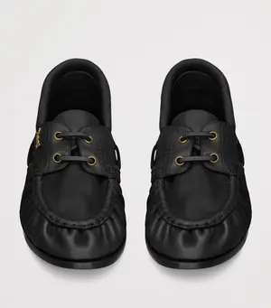 Saint Laurent Leather Bateau Le Loafers