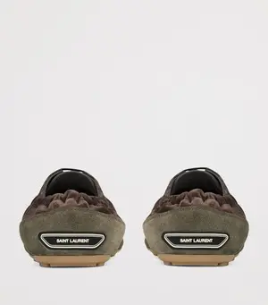 Saint Laurent Suede Lewis Sneakers