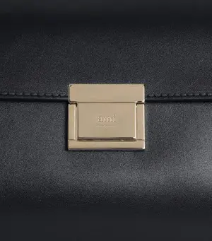 AMI Paris Small Leather Mimi Shoulder Bag